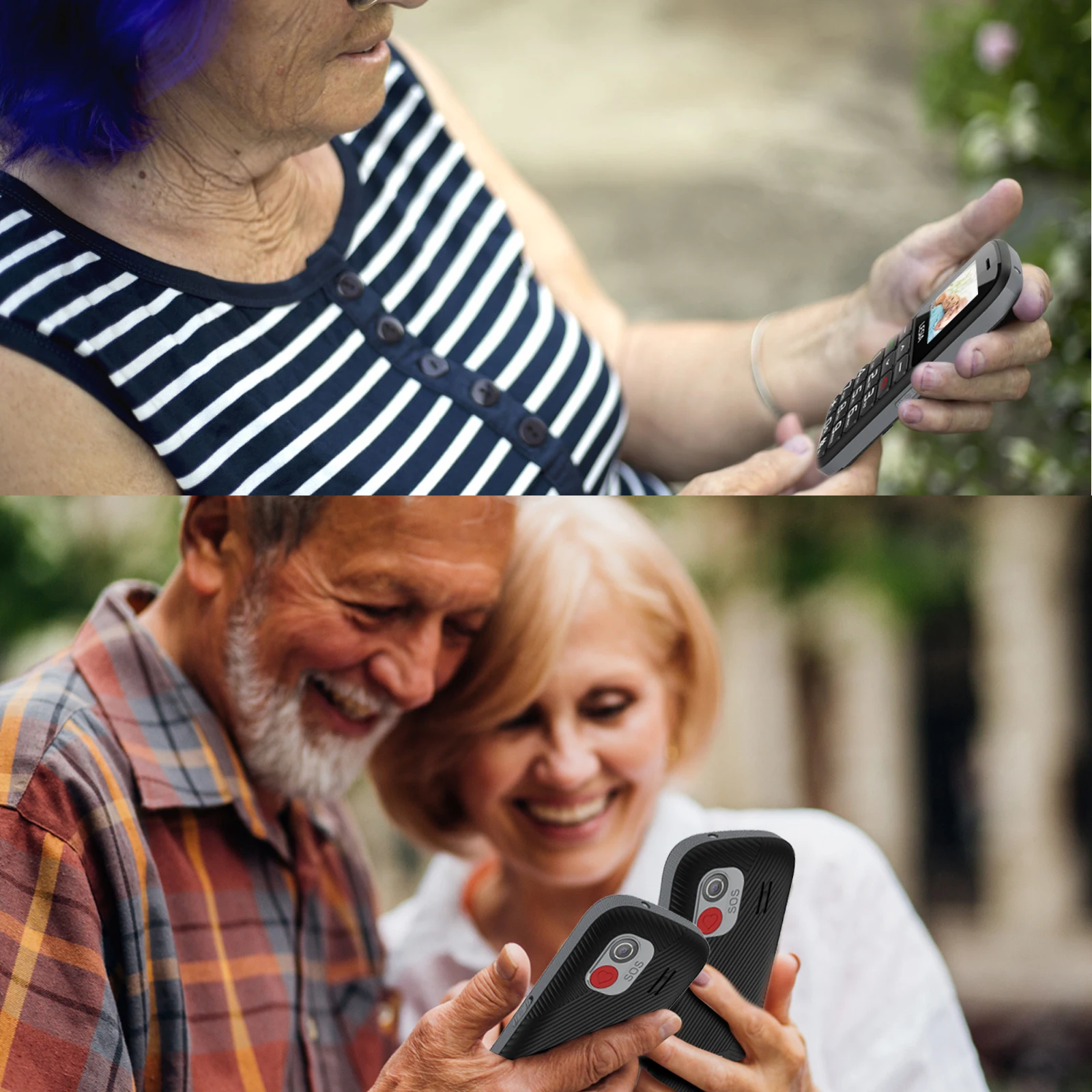 Cheap OEM 4G Feature Phone LESIA EZ1 for Elderly with SOS