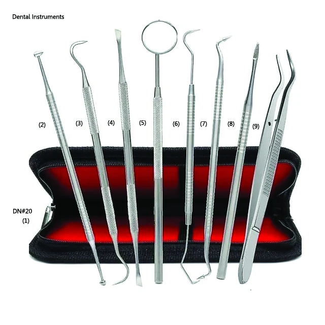 Art Dental Composite Filling Instruments Set Of 10 Pieces Silicon ...