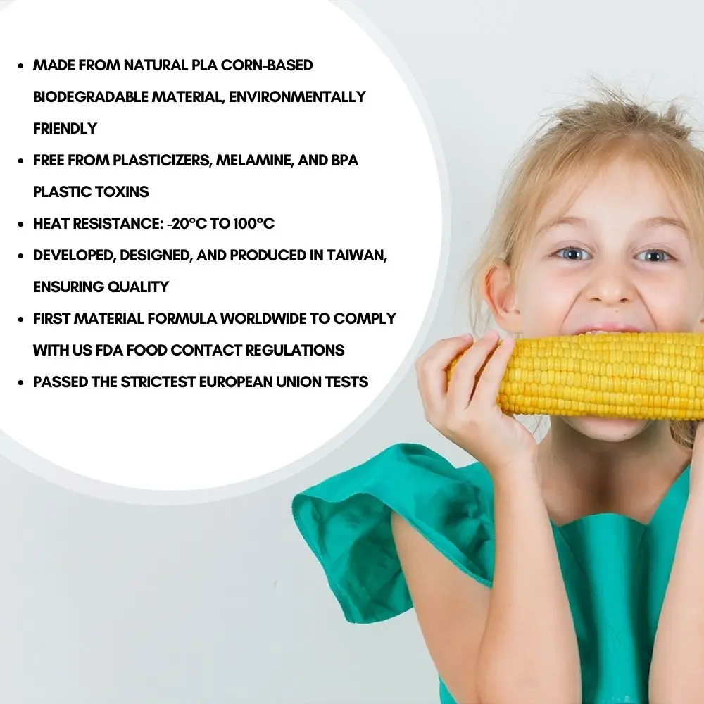 Simpla Natural Non-toxic Safety Biodegradable Heat Resistant Pla Baby ...