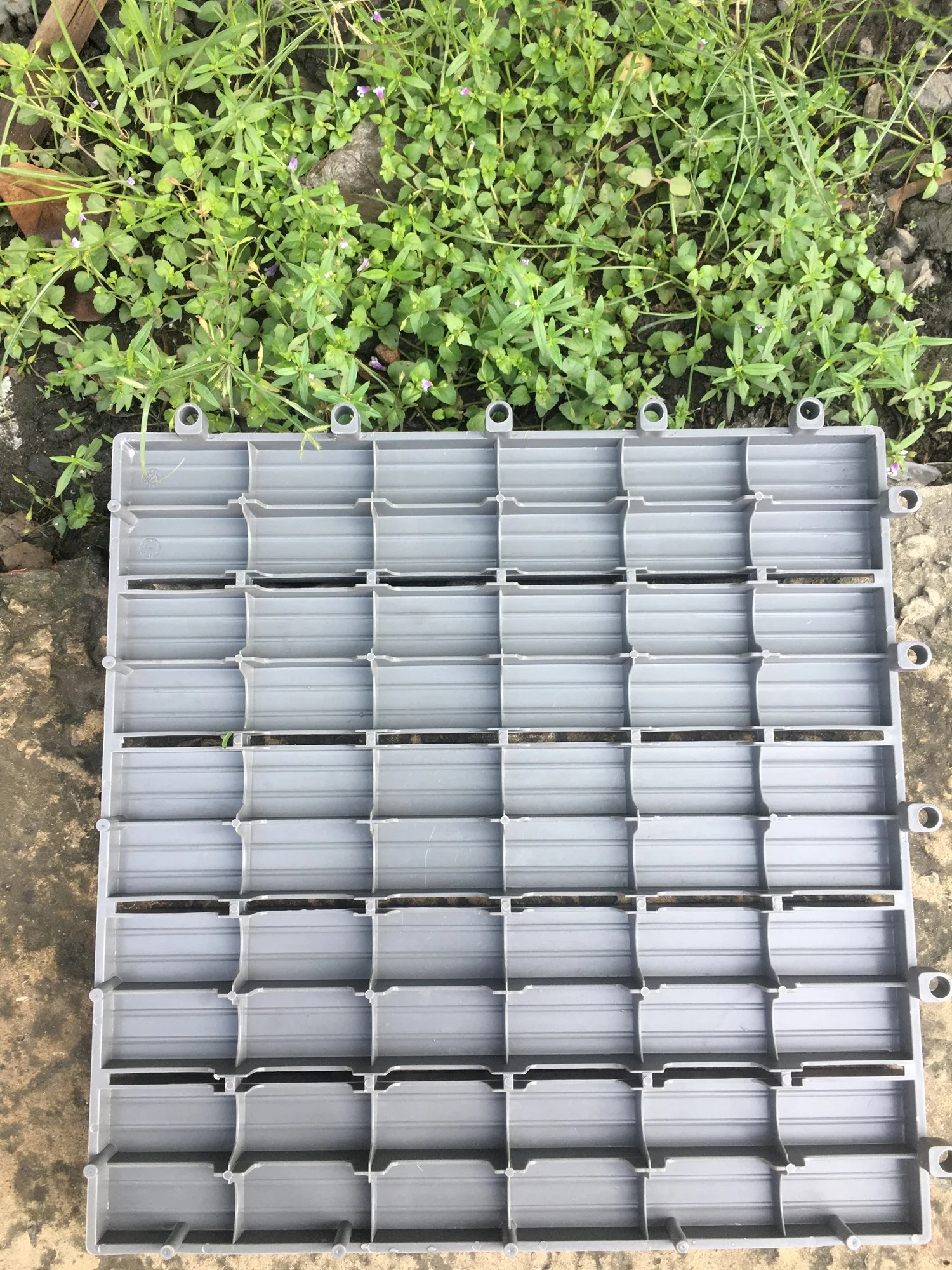Floor Composite Decking Garden Pathway Black Terrace Tiles Wood Plastic ...