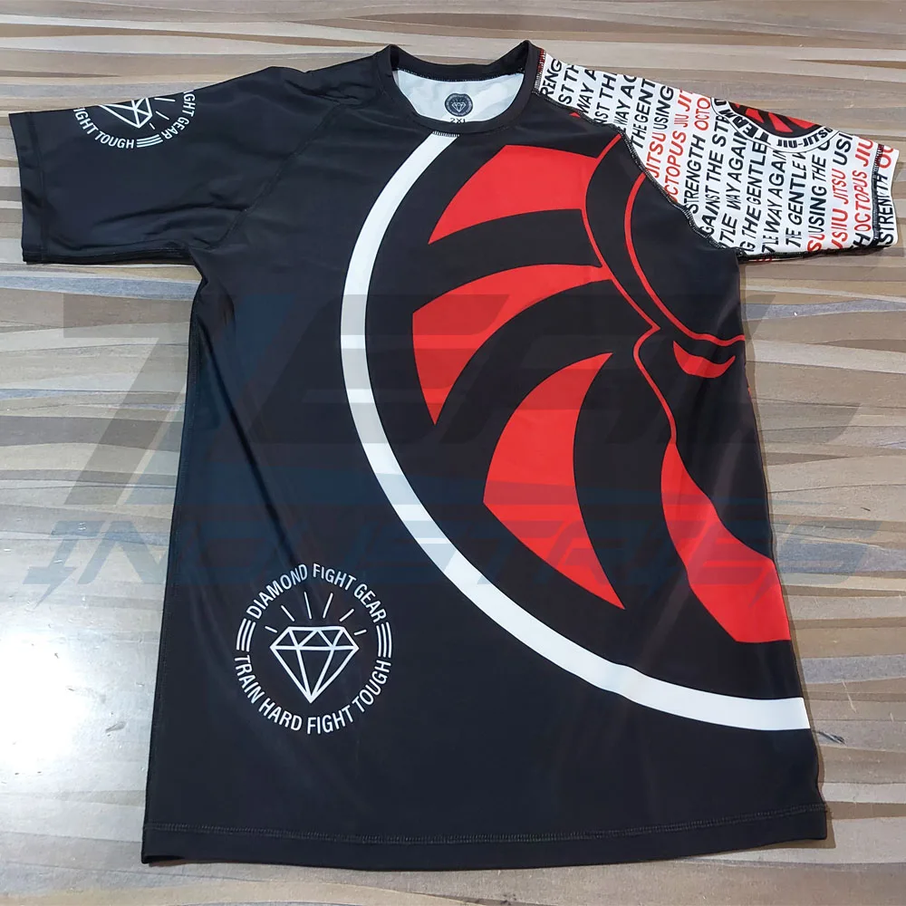 Custom MMA Rash Guards - Sublimation Printing & Compression