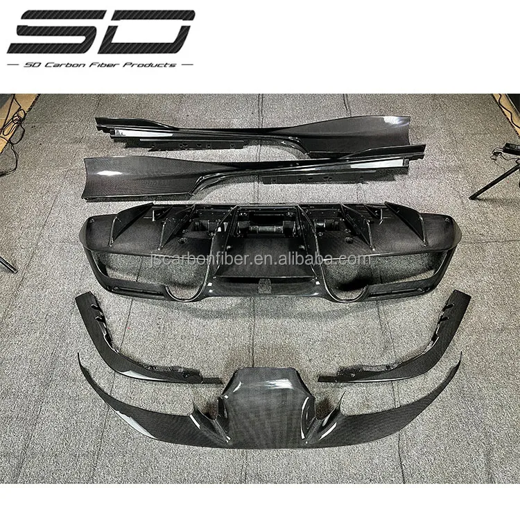 High Quality Carbon Fiberrear Diffuser for ferrari F8 Body Kit Oem ...