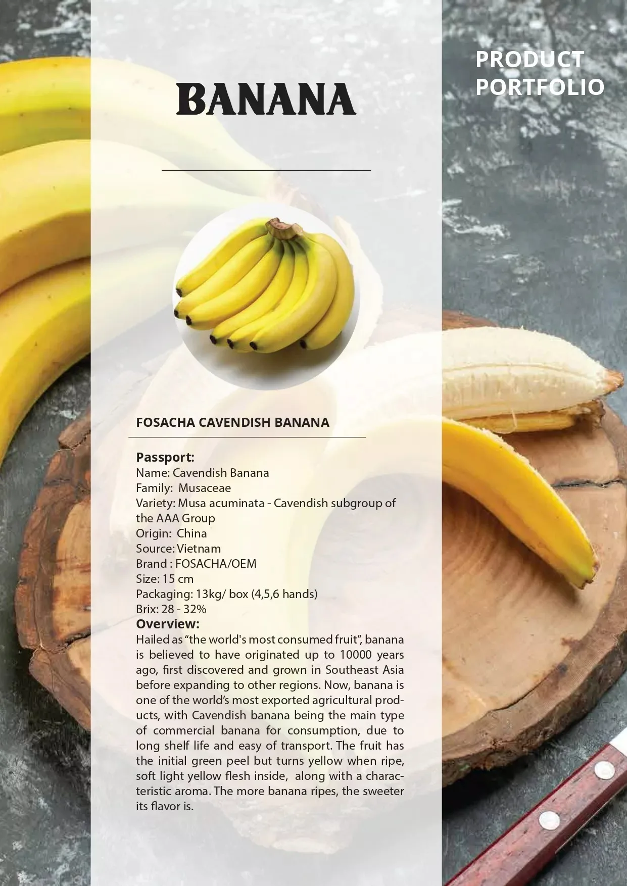 Bananas From Viet Nam Yellow Green Premium Tropical Banana Style ...