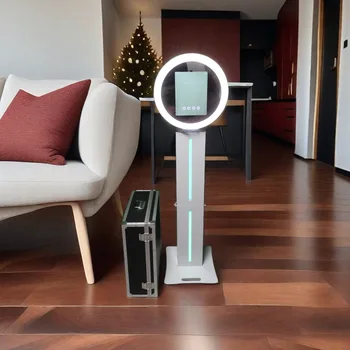 Flight Case Ipad Photo Booth Kiosk Faceplate Portable Ring Light Party ...