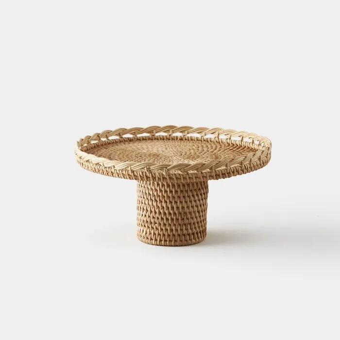 Eco-friendly 3 Tier Rattan Cake Stands - Luxury & Sustainability