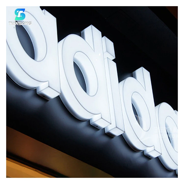 Outdoor Custom Store Front Lit Led Light Up Letter Sign Whole Lit Shop ...