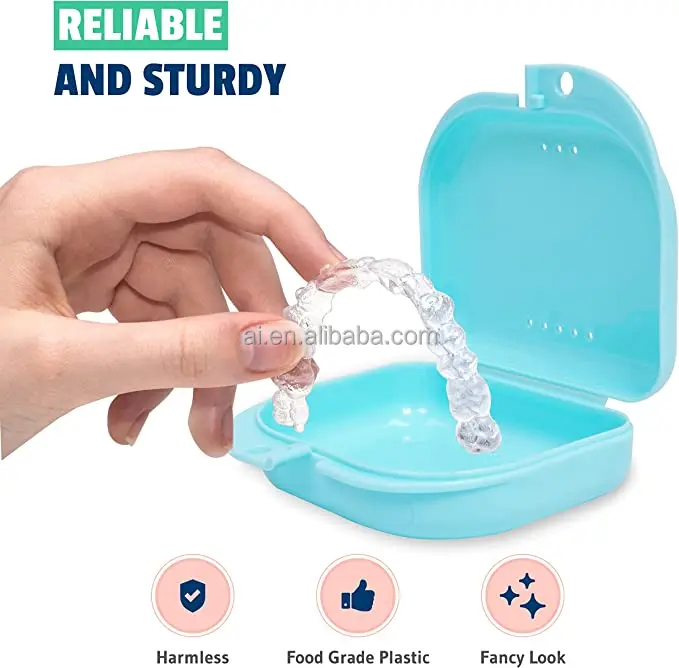 Sterile Round Storage Custom Aligner Orthodontic Dental Retainer Case ...