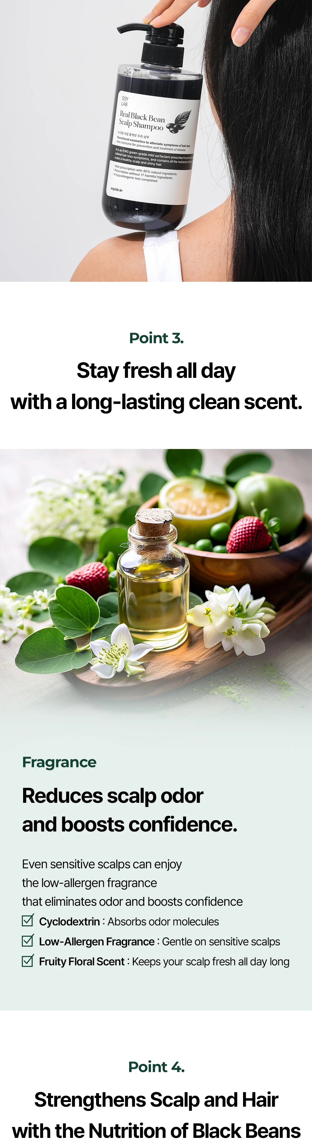 [SOY LAB] 500ml Black Bean Nourishing Moisturizing Scalp Care Shampoo ...