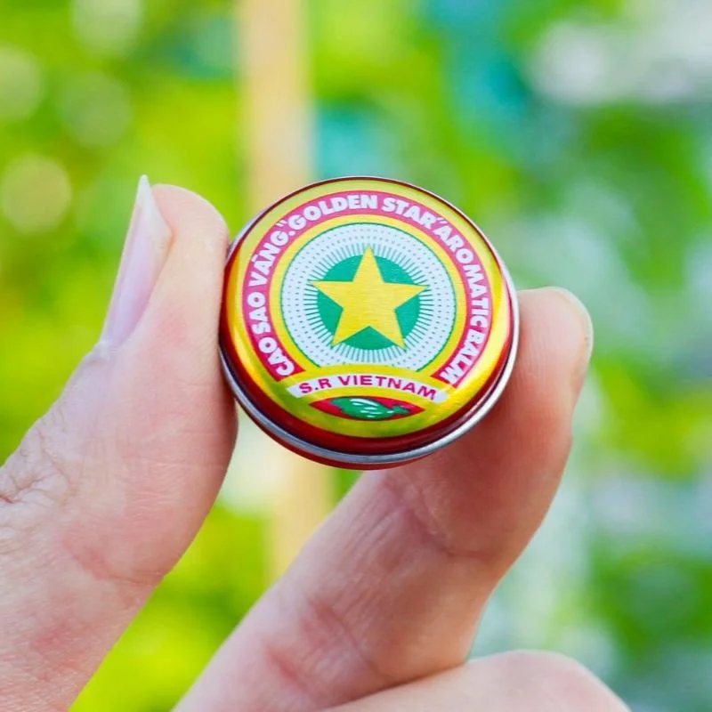 Vietnam Golden Star Balm Relieves Headache And Dizziness Refreshes ...