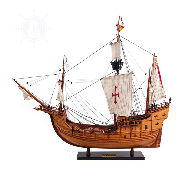 Santa Maria L60 Handcrafted Wooden Replica with Display Stand