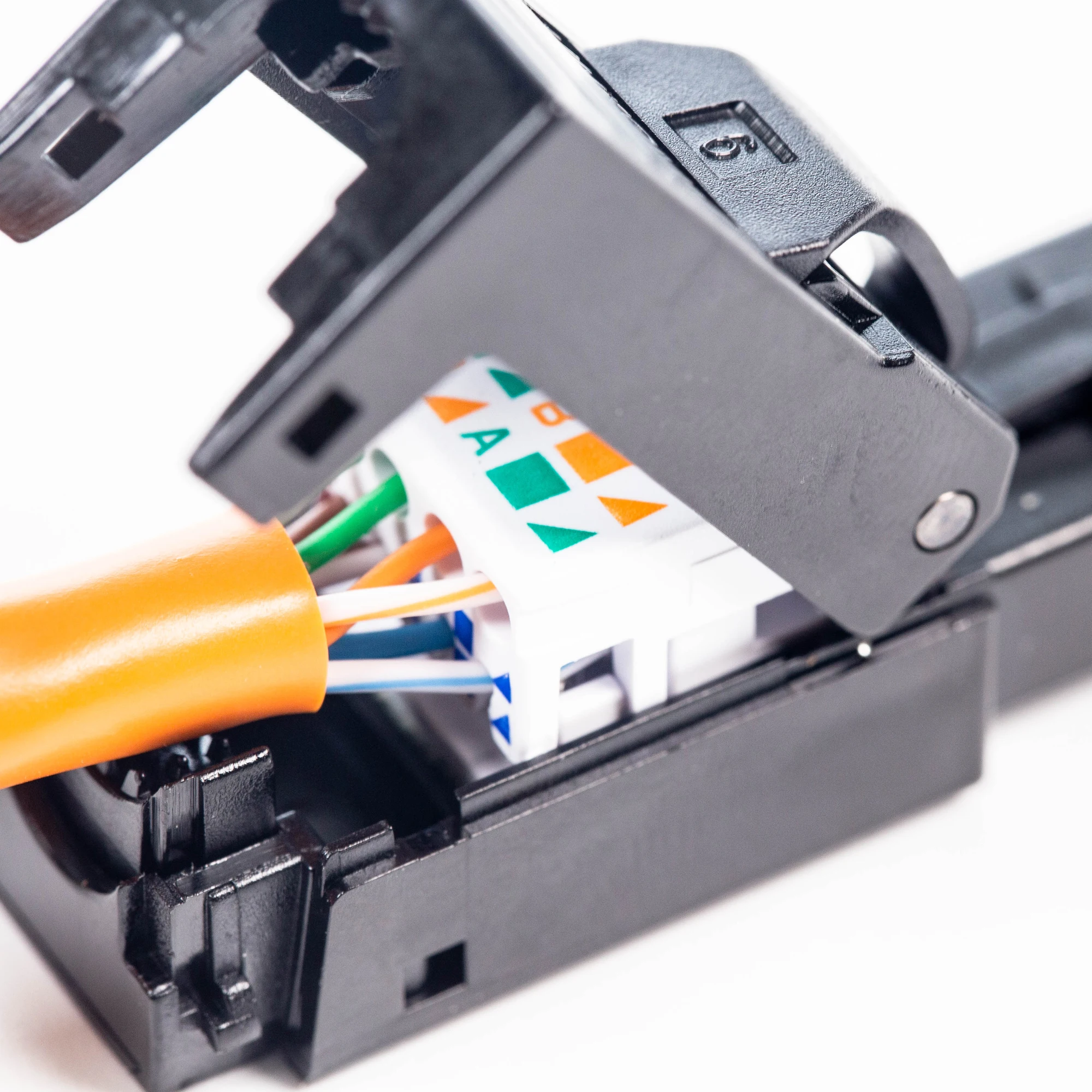 Rj45 Cat 6 Tool-free Modular Plug / Termination Plug Connector - Buy ...