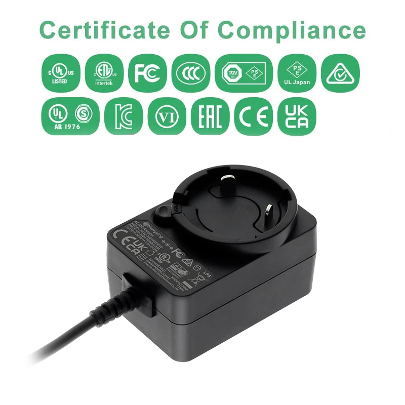 Shenzhen Merryking Multiple Plugs 12V 2A 3A AC DC Adapter UL FCC KC GS ...