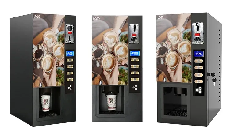 Self-Service Coffee Machine Hot and Cold Drink Tea and Coffee Vending ...