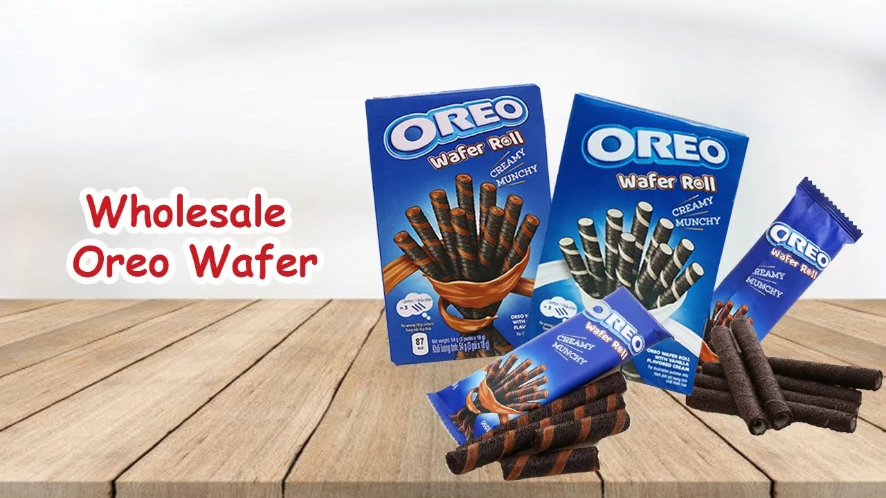 Oreo Wafer Roll Biscuit With Chocolate And Vanilla Oreo Waffle Rolls ...
