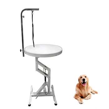 Aeolus Electrical Round Lighting Table Pet Grooming Table With Led ...