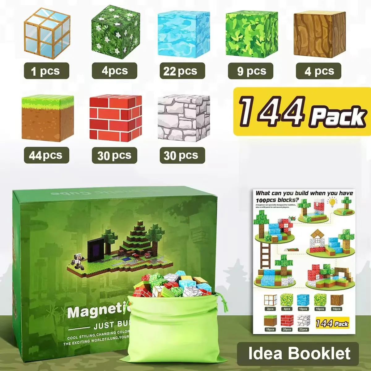 DIY Magnetic Block Puzzle Construction Set Industrial Magnet Permanent ...