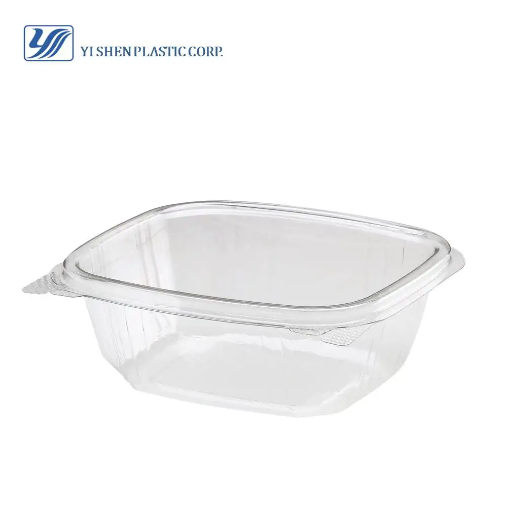 32oz Pla Hinged Deli Container - Buy Transparent Rectangular Food ...