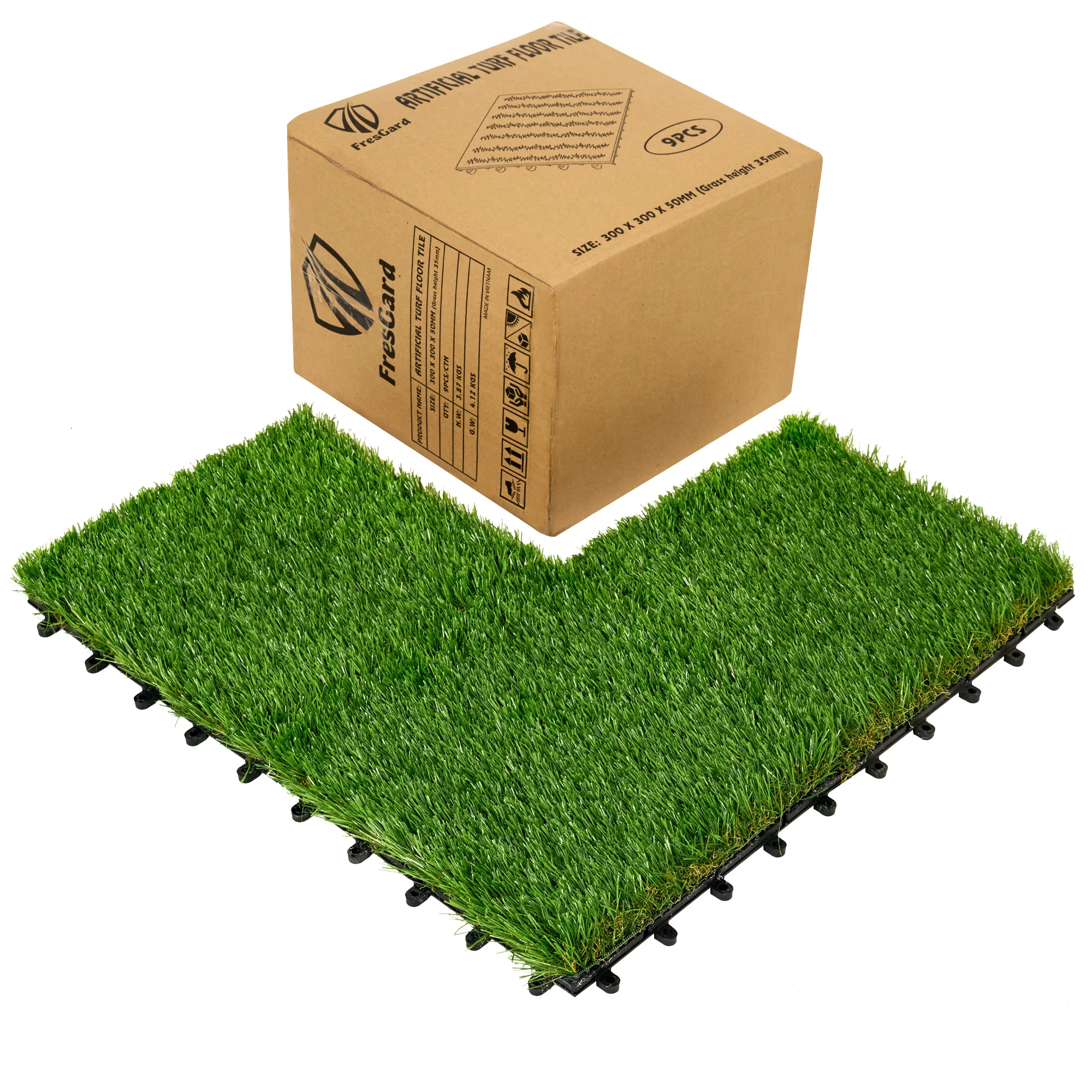 Top Sale Fg-gt6335 Artificial Grass Tiles High Quality Artificial Grass ...