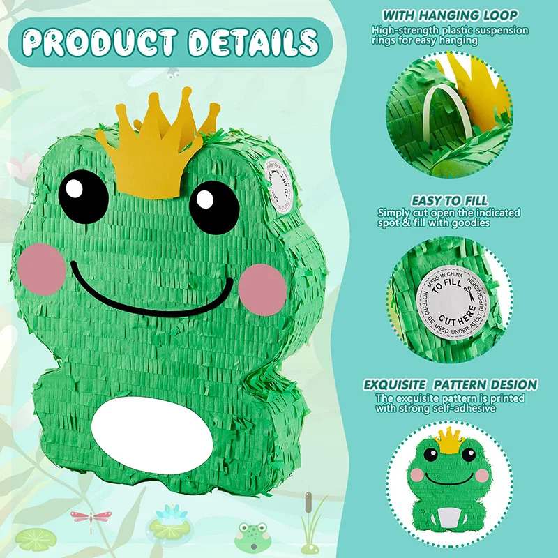 Frog Pinata Party Favors - Eco-Friendly & Fun Decorations