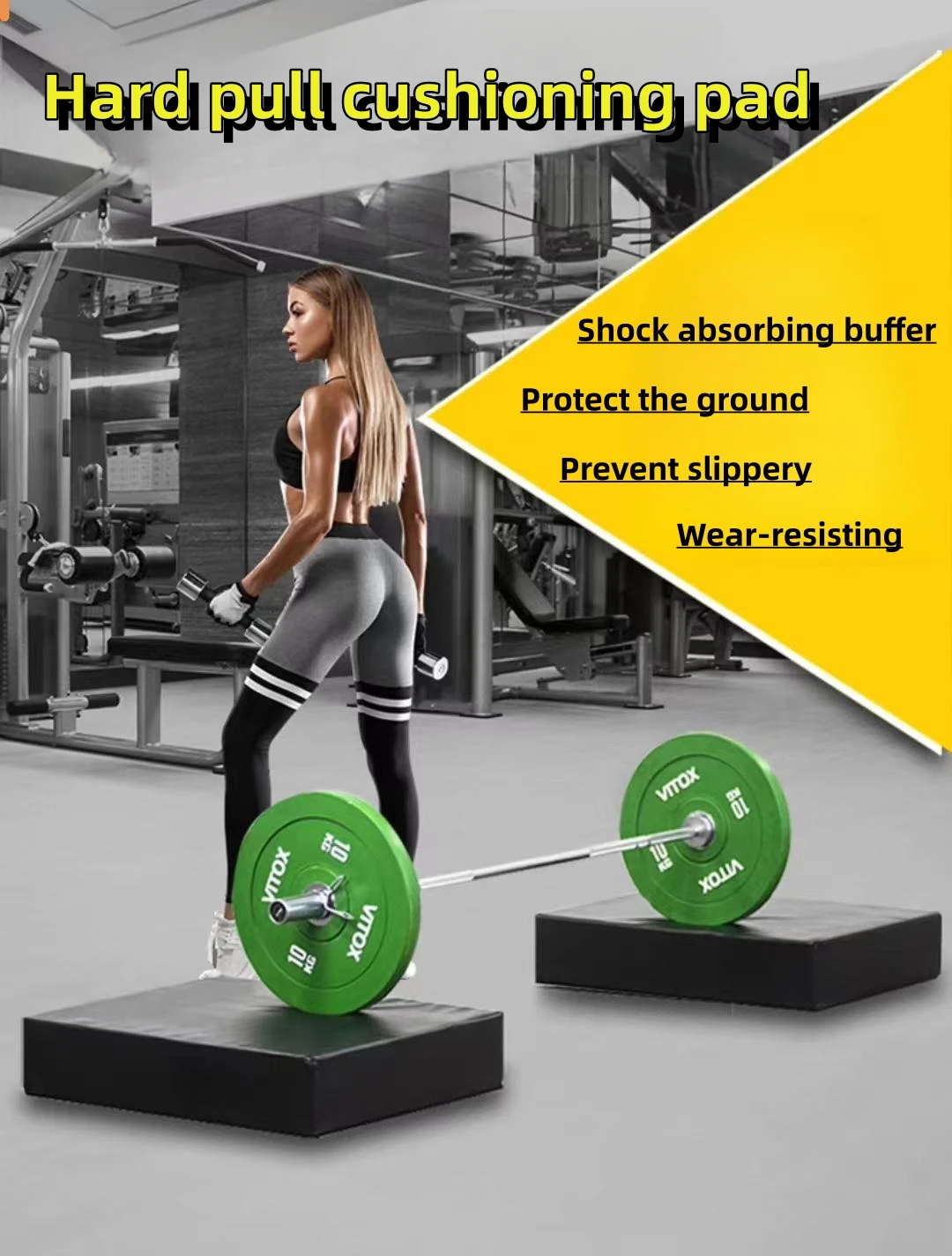 Sk Wholesale Gym Multi-functional Barbell Cushioning Mat Weightlifting ...