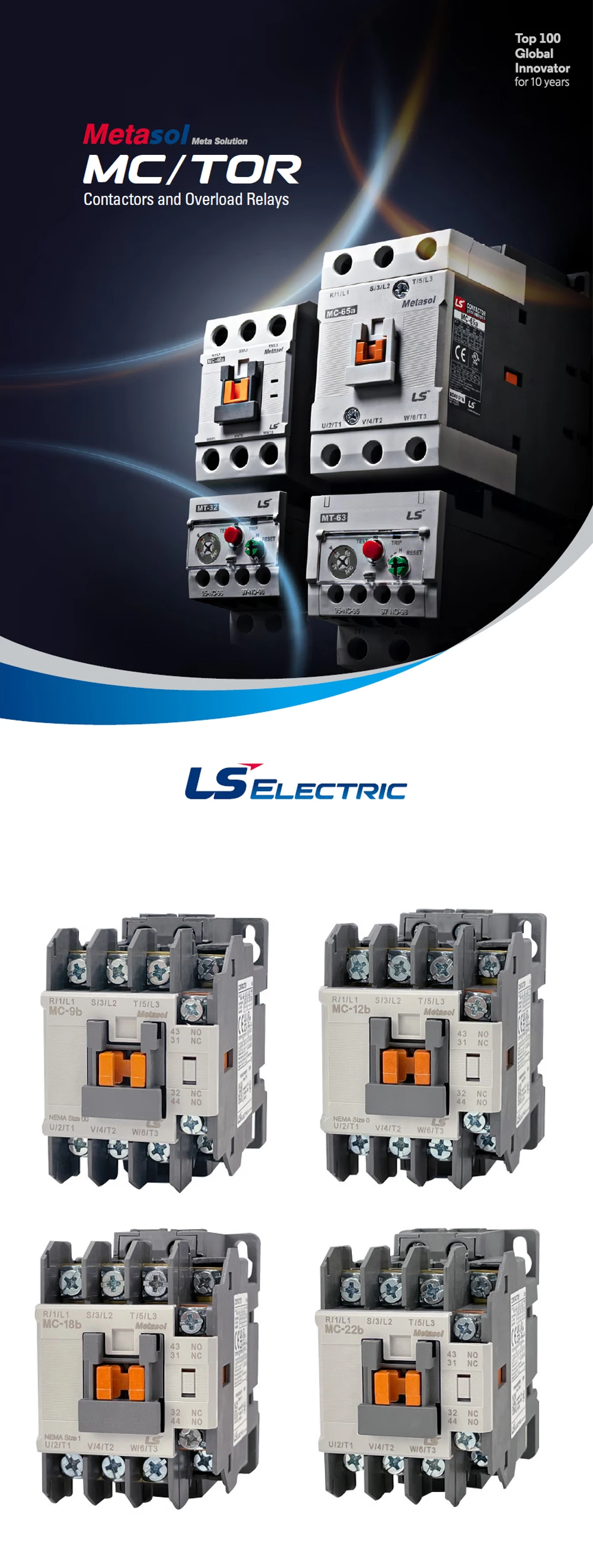 Ls Electric_mc Magnetic Contactor - Buy Electronic Switchgear Magnet ...