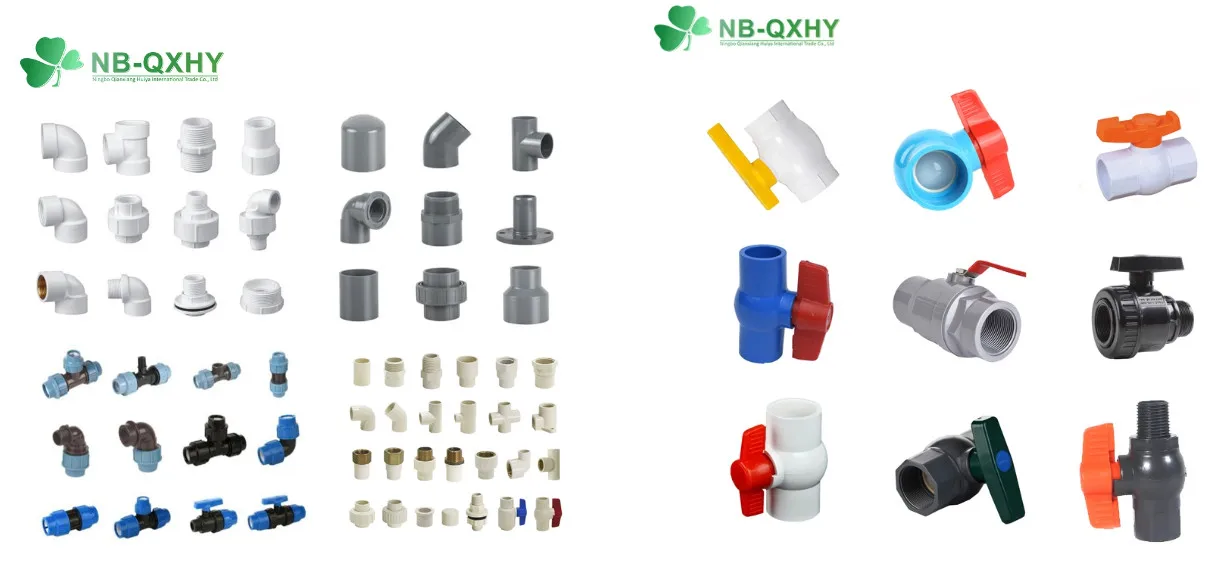 Nb-qxhy Tube De Pvc Pp Pe Cpvc Ppr Pipe Fittings Din Astm Bspt Large ...