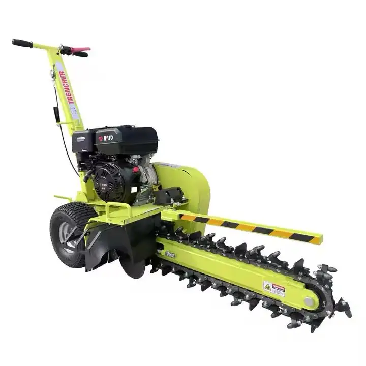 Automatic Agricultural Mini Trencher Machine Rock Trenching Ditch ...