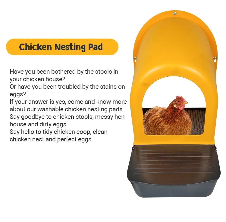 Poultry Husbandry Equipment - Efficient Chicken Nesting Pads