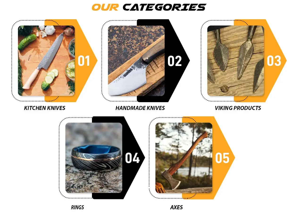 Damascus Steel fixed blade blank blade With leather sheath knife blanks ...