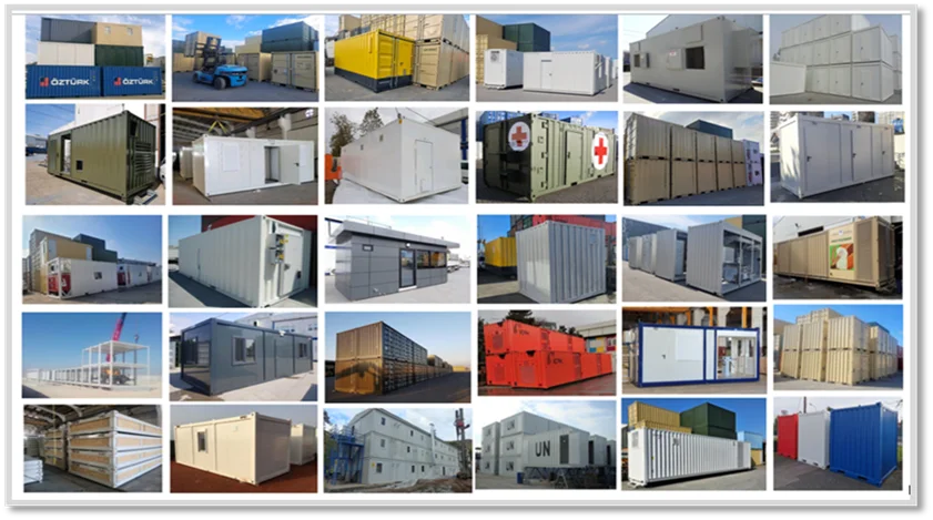 8ft One Trip Shipping Container Green (ral 6007) - Buy Dry Van ...