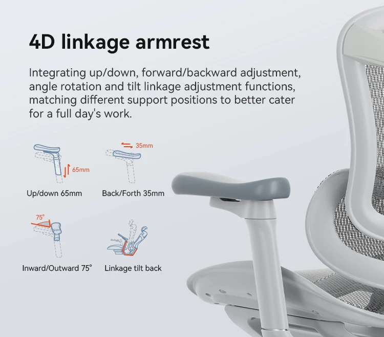 In Stock Mesh C100 Ergonomic Office Chair - Modern & Adjustable