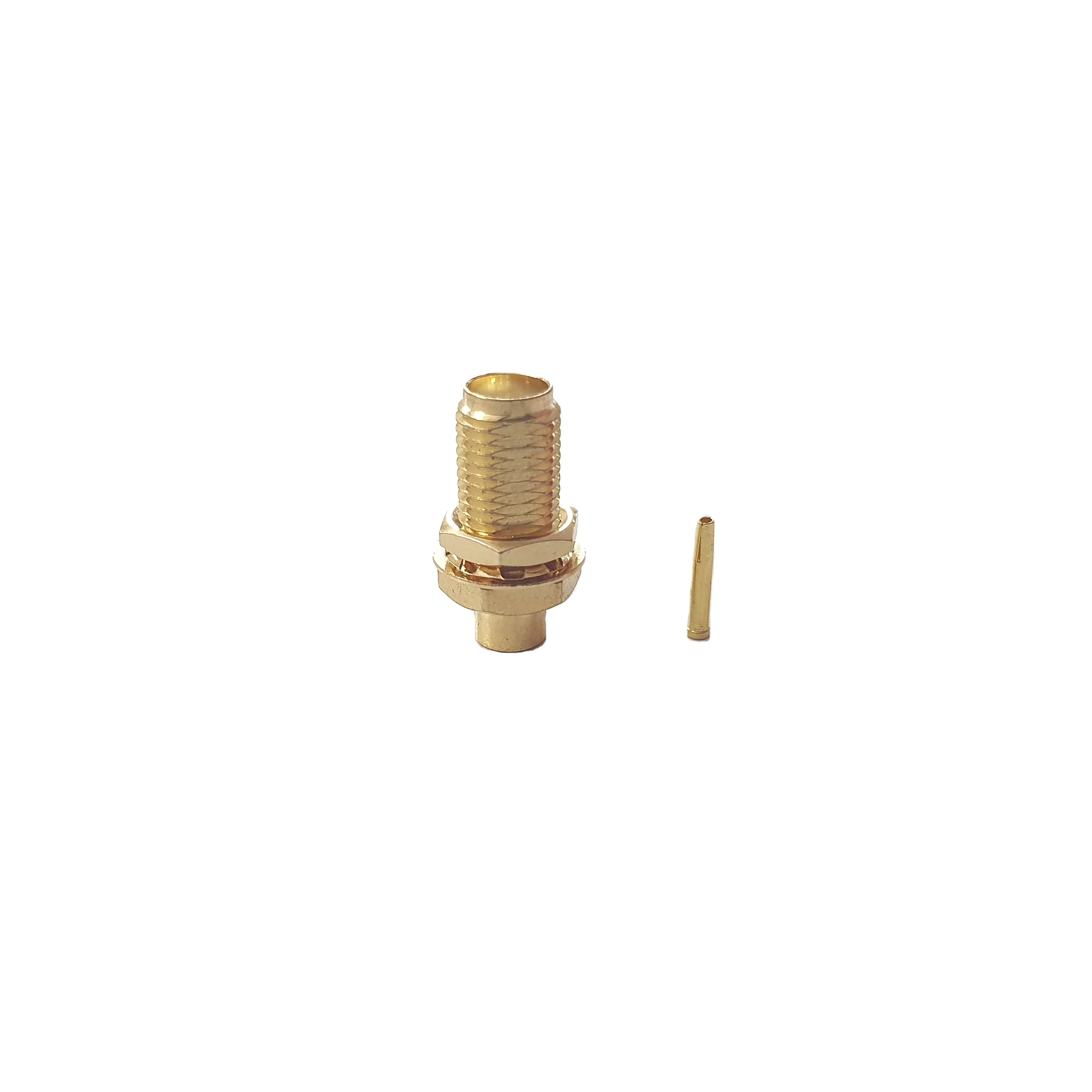 FEMALE CONNECTOR BH RG 141 SOLDER FEMALE JACK for RF COAXIAL CABLE ...