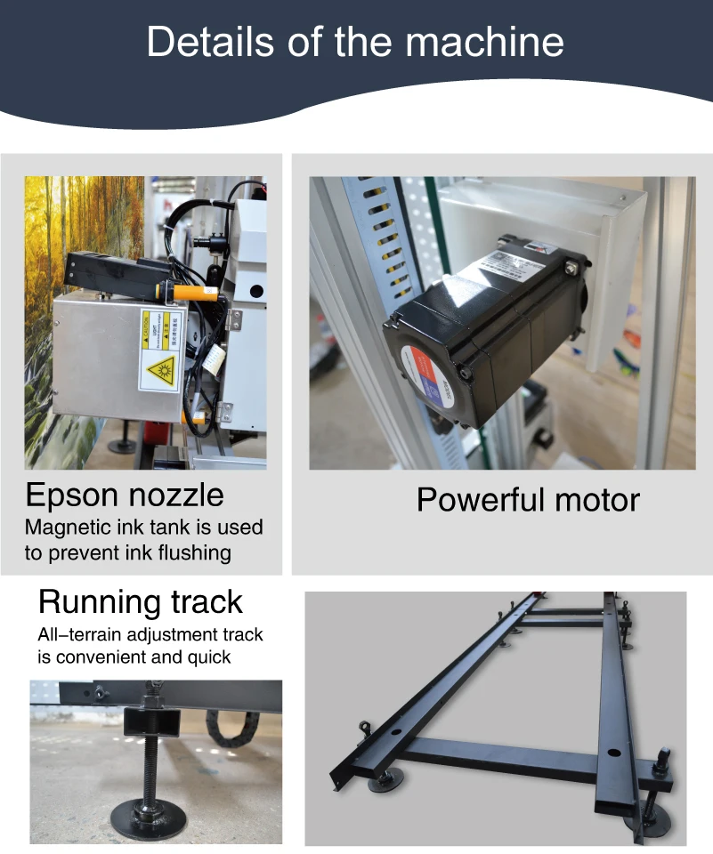 Vertical Wall Printing Machine - 3D Wall Printer UV Inkjet