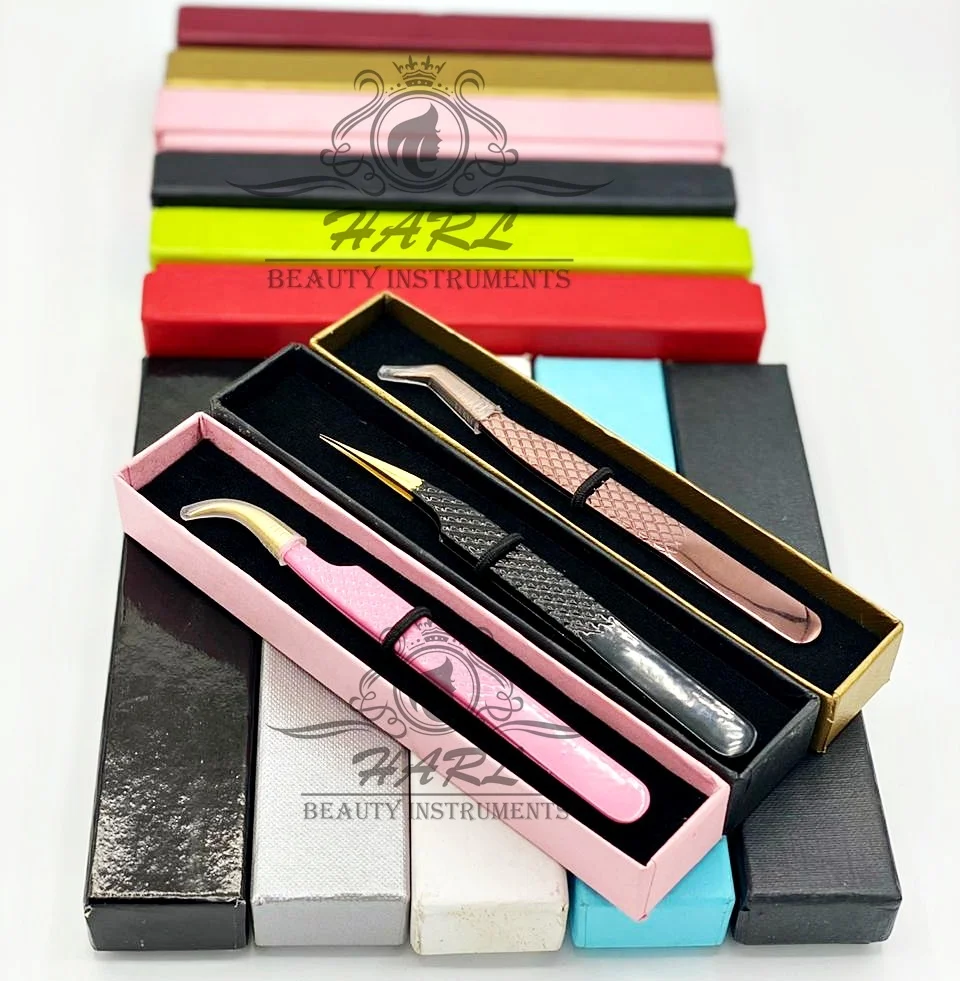 Cardboard Box Packaging For Eyelash Tweezers Eyelash Extension Tweezers ...