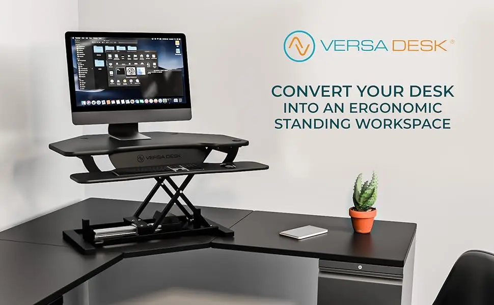 Versadesk Electric Standing Desk Converter,Height Adjustable Sit To ...