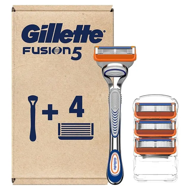 King C. Gill.ette Double Edge Safety Mens Razor Chrome Plated Handle ...
