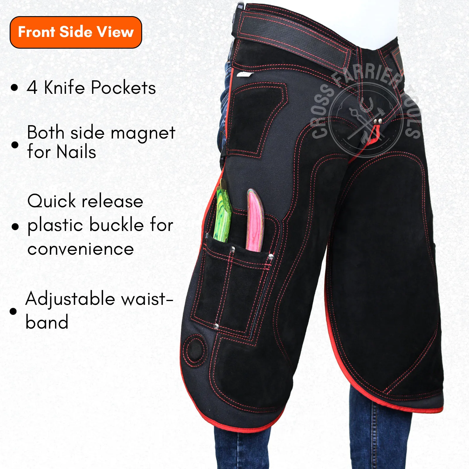 Best Seller Farrier Leather Apron Horse Trimmers Secure Fit Split Leg ...
