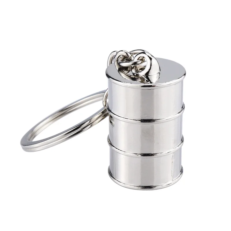 Factory Gas Station Promotional Gift Keychain Oil Drum Keychain Custom ...