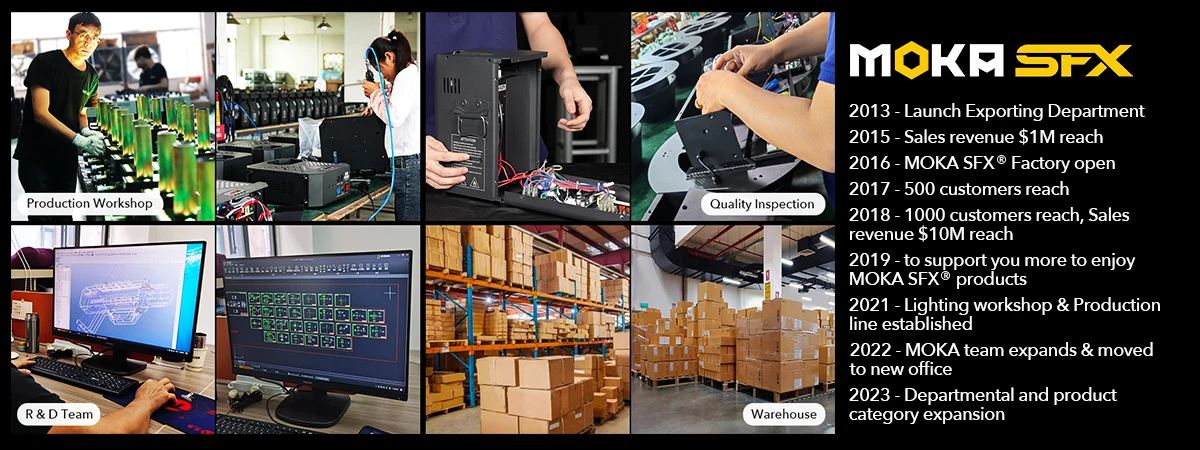 Moka Sfx 1-3m Handheld Battery Flamethrower Gun For Stage Event