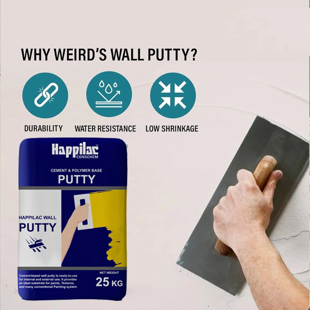 Eco-friendly Wall Putty - Durable & Customizable Colors