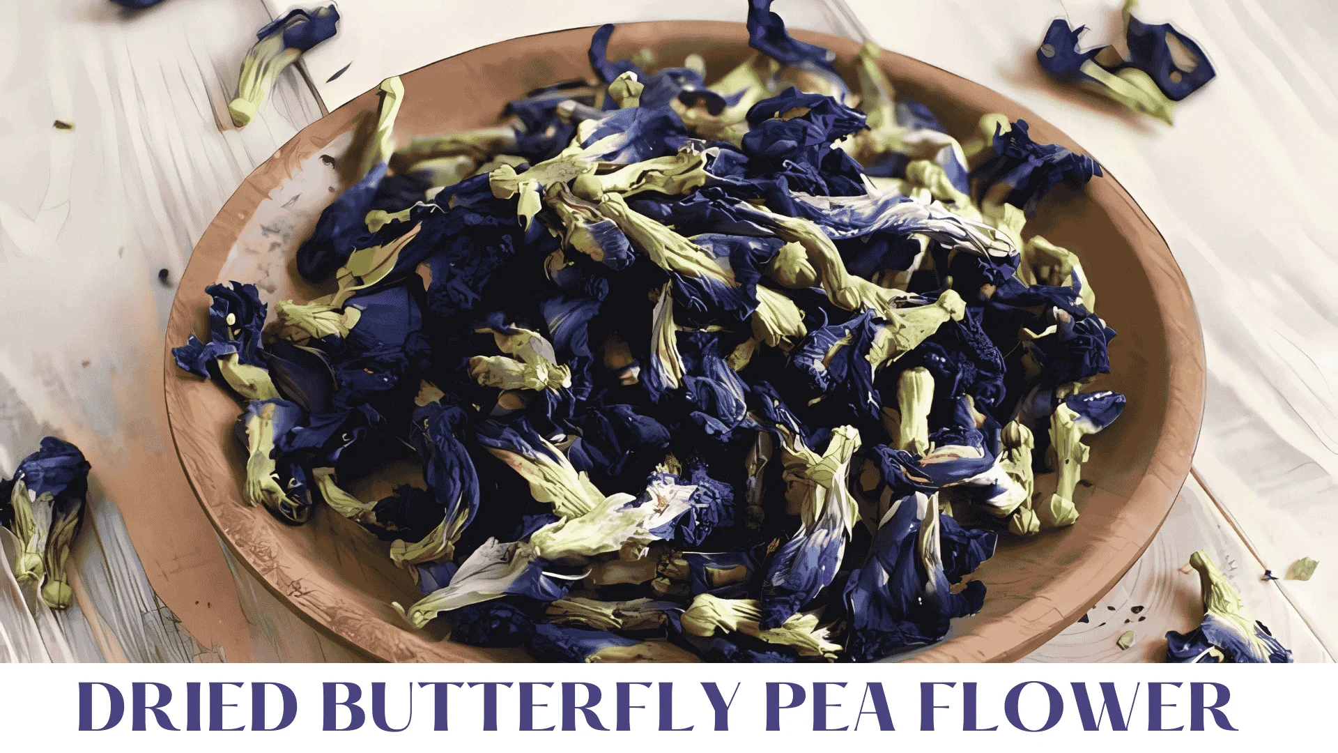 All-Natural Butterfly Pea Flower Plant-Based Dye for Culinary Use ...