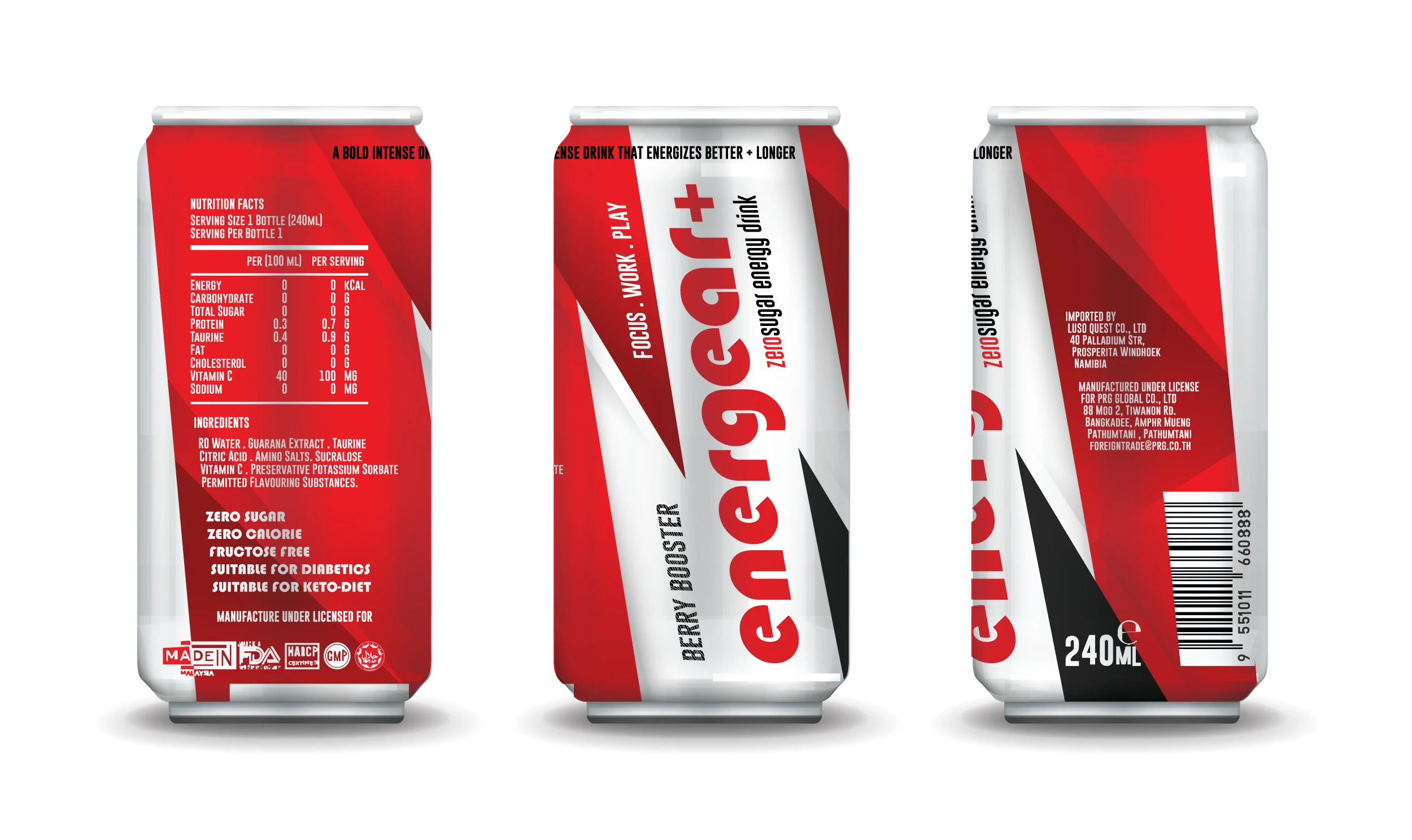 Energear+ Sugar Free Energy Drink - Buy Energy Drink,Carbonated Drinks ...