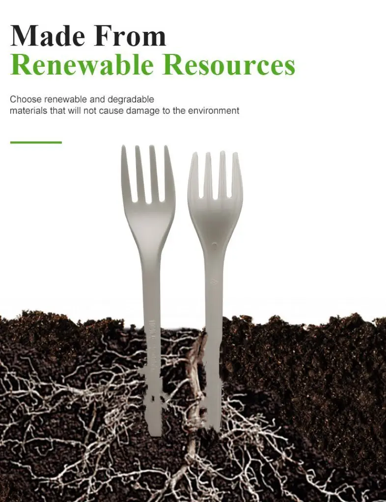 BPI ABA DIN CERTCO Certified Compostable CPLA Eco-Friendly ...