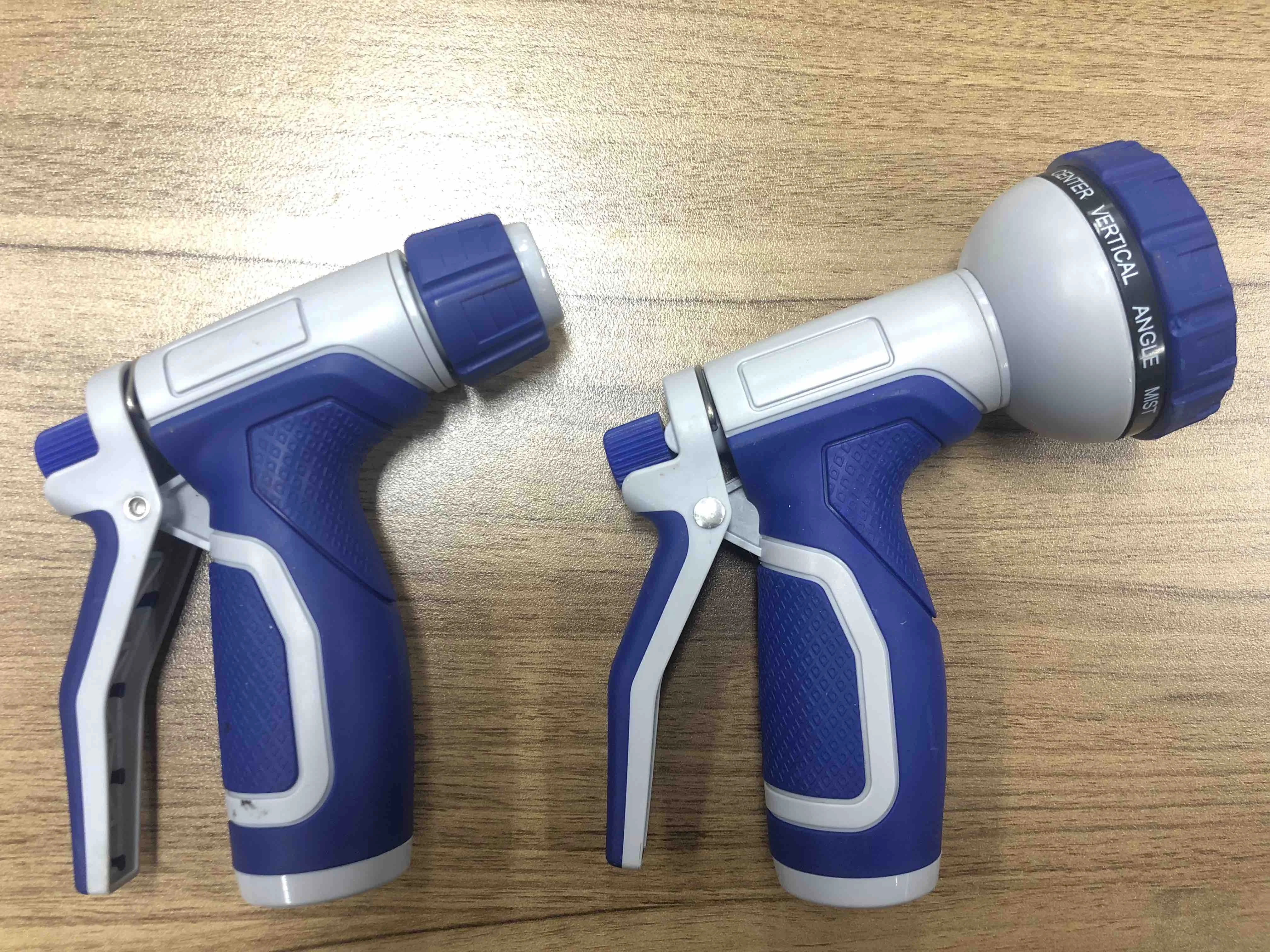 10-pattern Garden Hose Nozzle Light Duty Plastic Spray Nozzle With Soft ...