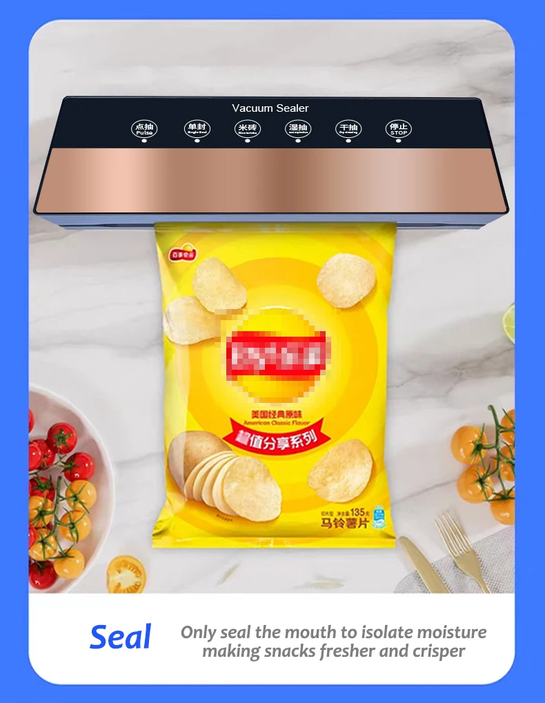 Custom Wholesale Mini Vacuum Packing Machine Food Bag Sealer Kitchen ...