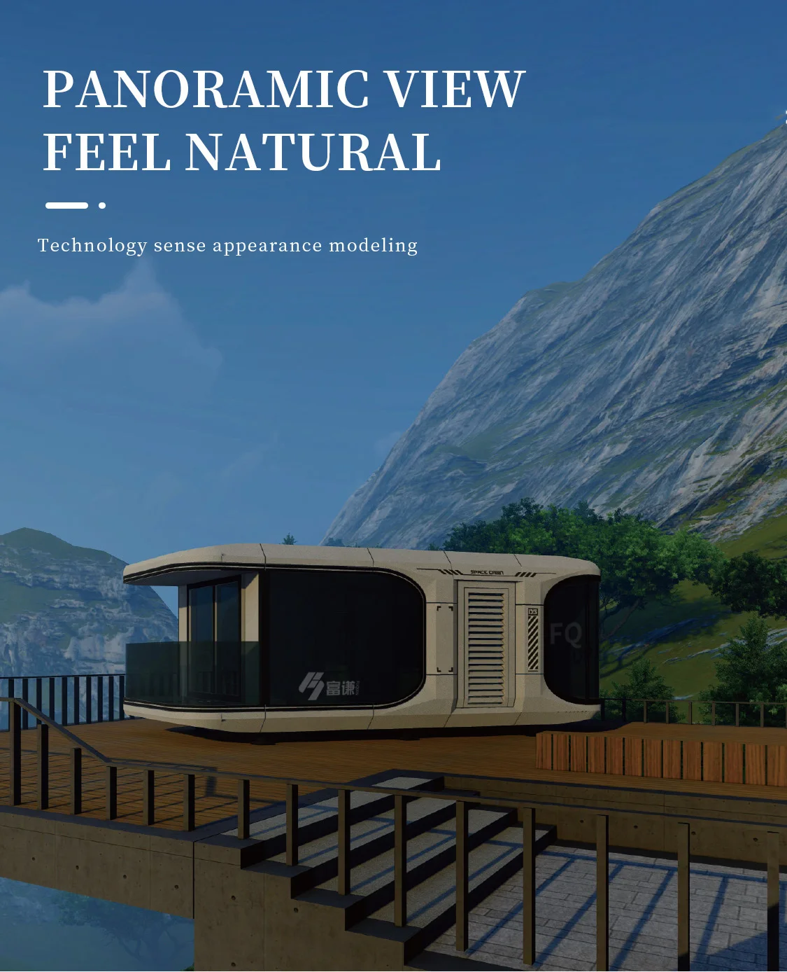 FUQIAN Factory Low Cost + Prefabricated + Outdoor + Modular House ...