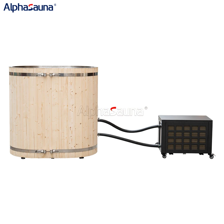 Wooden Cryo Spa Ice Bath And Chiller Optional Portable Ice Bath Tub ...
