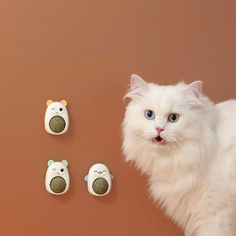 Wholesale New Cat Mint Ball Catnip Toys For Cats Cute Cartoon Cat