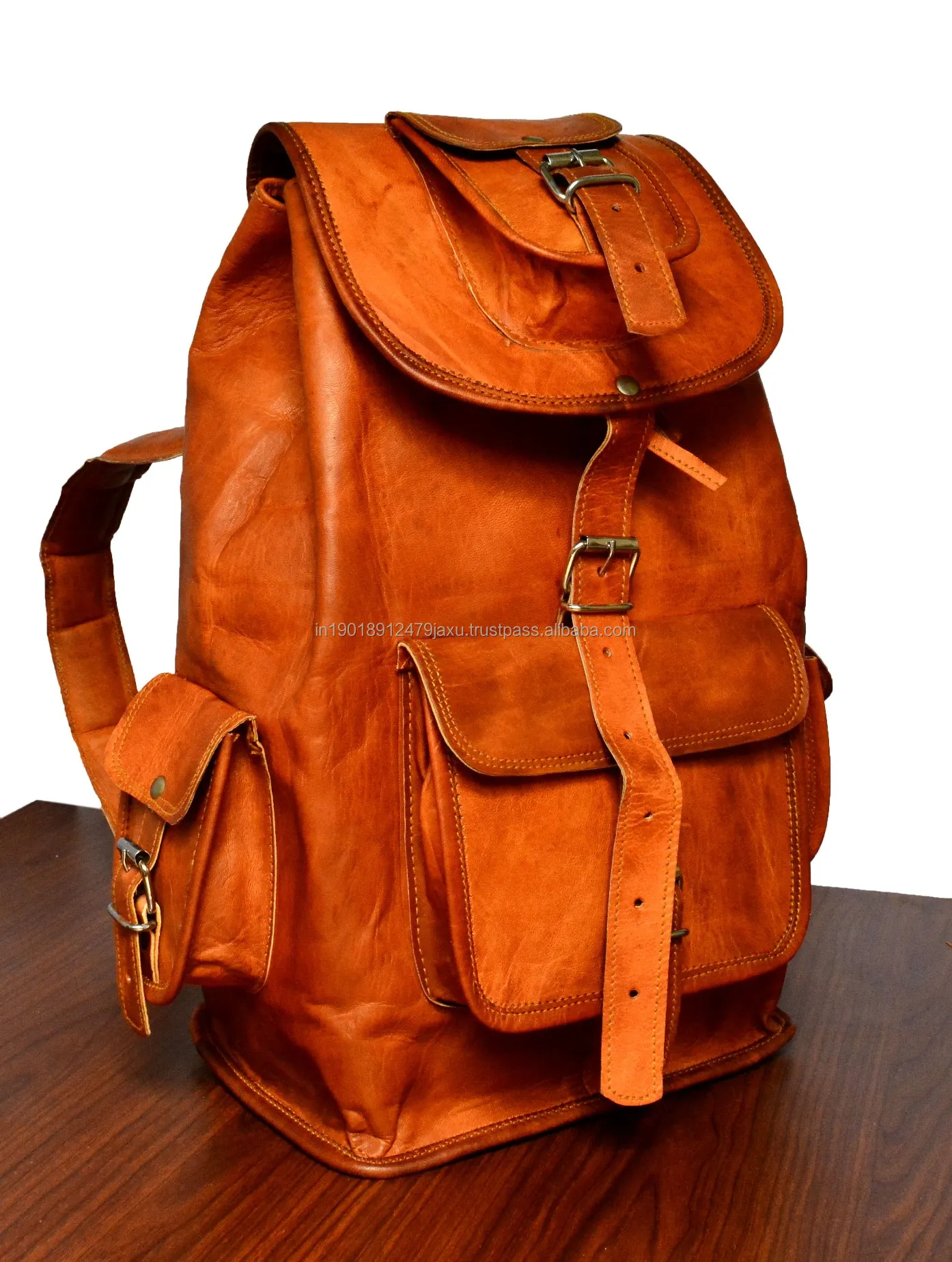 Original Leather College Bags Backpack Bag Stylish Trendy for Men Women ...