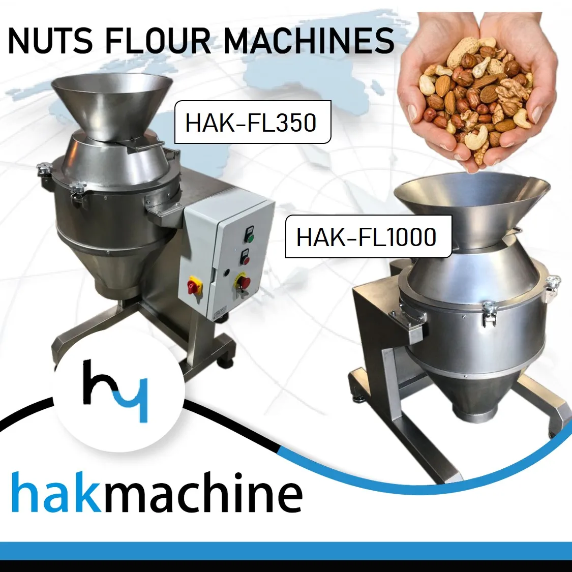 Flour Machines Hazelnut Peanut Almond Walnut Cashew Pecan Nuts Flour ...